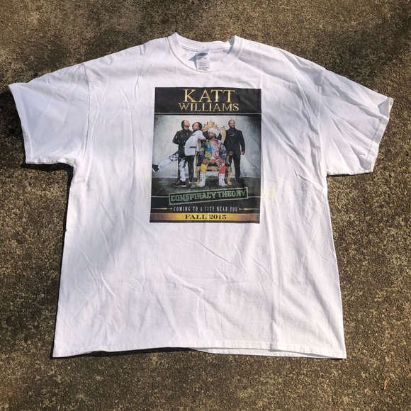 Gildan | Shirts | Katt Williams Conspiracy Theory Tour Tshirt | Poshmark